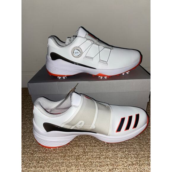 adidas | Shoes | Adidas Zg23 Boa Lightstrike White Black Solar Golf Shoes Mens | Poshmark